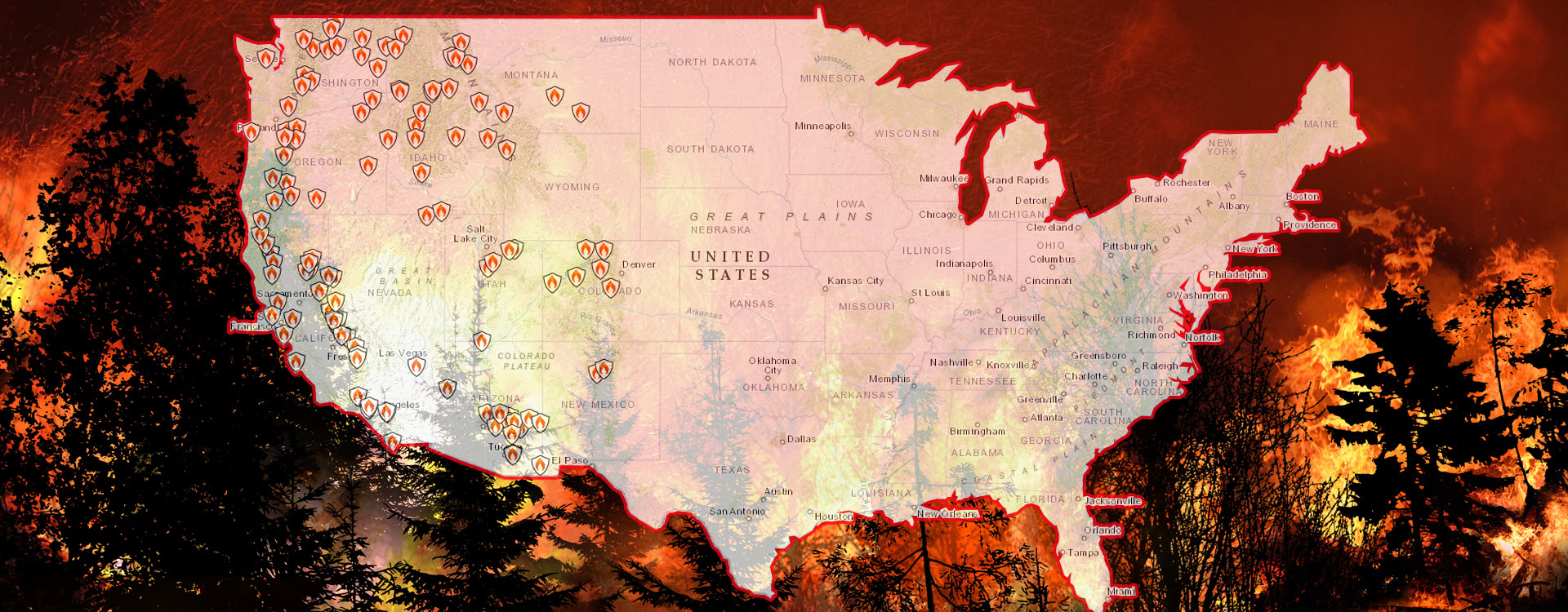 Incendios forestales devastan el oeste de los Estados Unidos | El Mundo ...